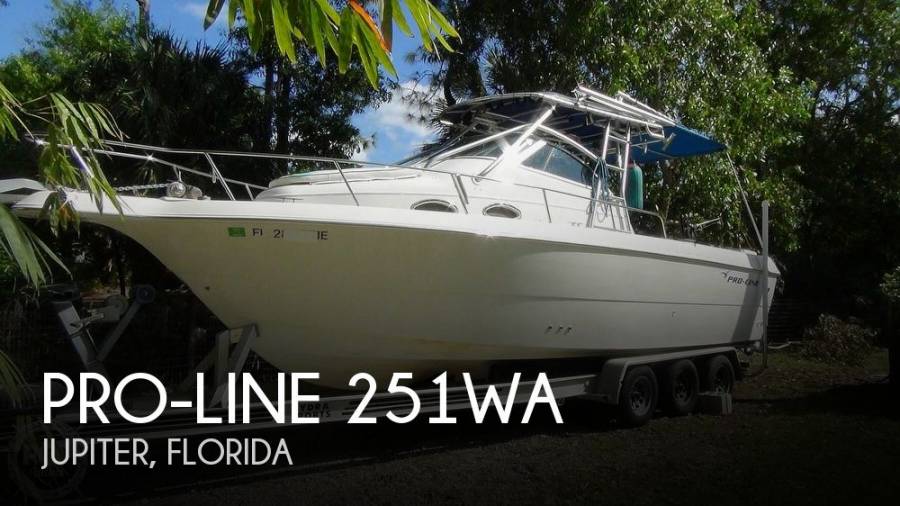 1998 Pro-Line 251 WA Power Boats, Walkaround Boats For Sale in Jupiter ...