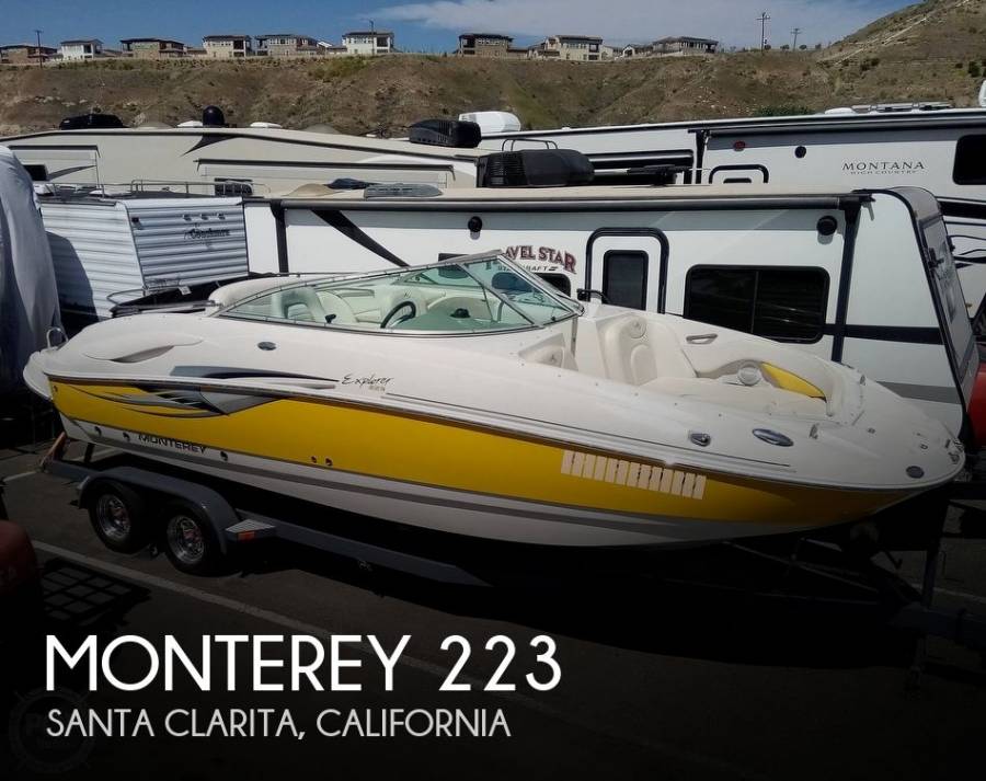 2005 Monterey 223 Explorer Power Boats, Deck Boats For Sale in Santa ...