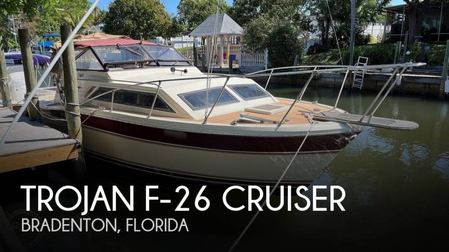 1983 Trojan F-26 Cruiser Power Boats, Express Cruisers For Sale in ...