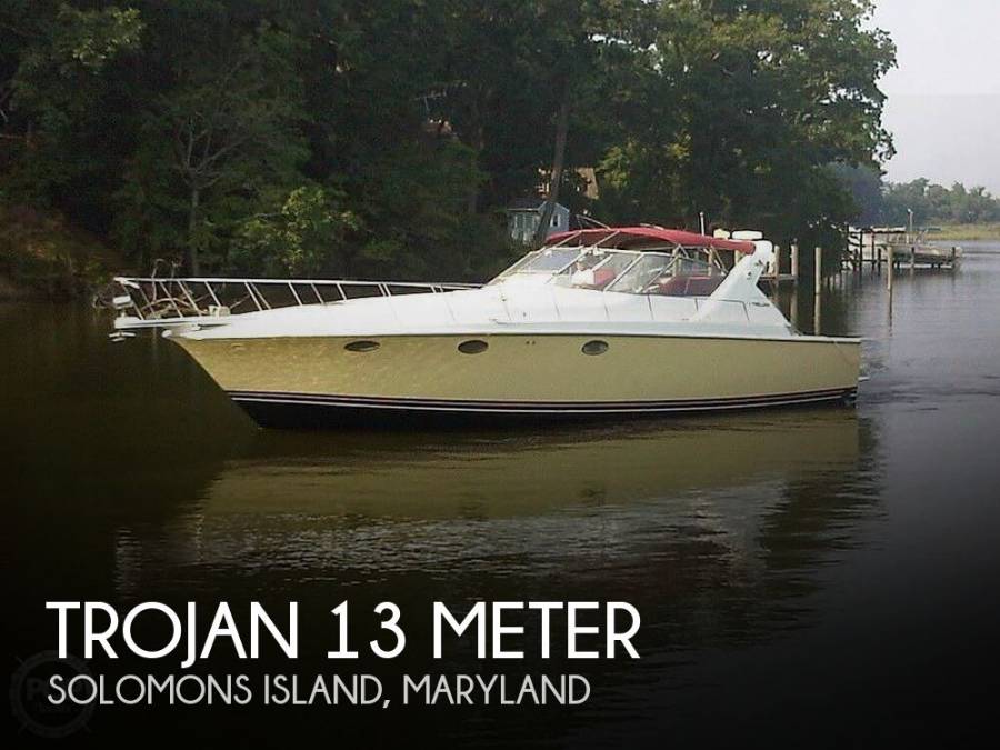 1986 Trojan 13 Meter Power Boats, Express Cruisers For Sale in Solomons ...