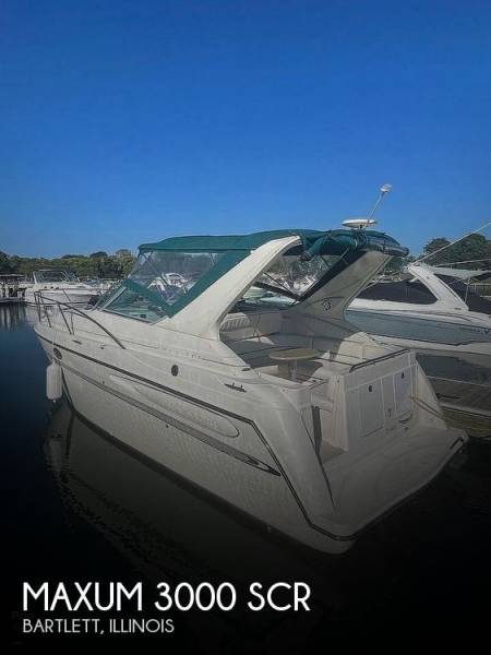 1997 Maxum 3000 SCR Power Boats, Express Cruisers For Sale in Bartlett ...