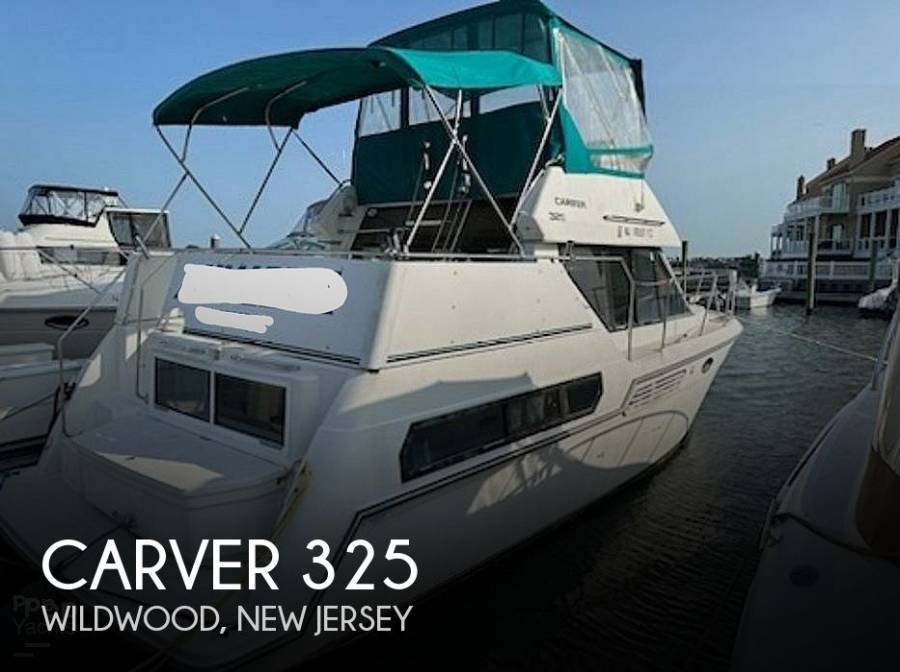 1995 Carver 325 Aft Cabin Power Boats, Aft Cabins For Sale in Wildwood ...
