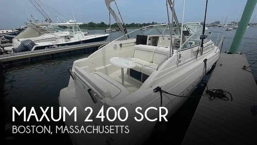 1997 Maxum 2400 SCR Power Boats, Express Cruisers For Sale in Boston ...