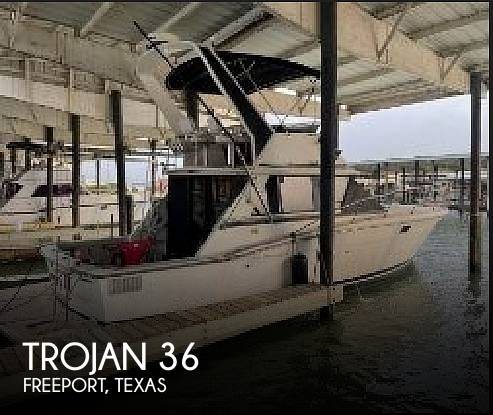 1974 Trojan Sport Fisherman F-36 Power Boats, Sportfish/Convertible For ...