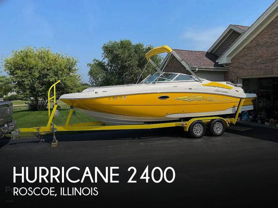 2008 Hurricane SunDeck 2400 Power Boats, Deck Boats For Sale in Roscoe ...