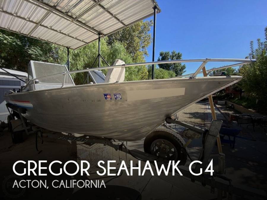 1995 Gregor Seahawk G4 Power Boats, Aluminum Fishing Boats For Sale in ...