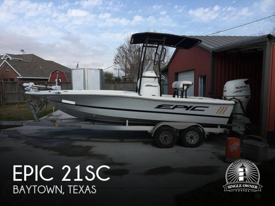 2016 Epic 21SC Power Boats, Bay Boats For Sale in Baytown, Texas