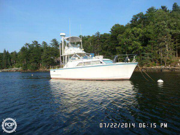 1971 Hatteras 31 Flybridge Cruiser Power Boats, Sportfish/Convertible ...