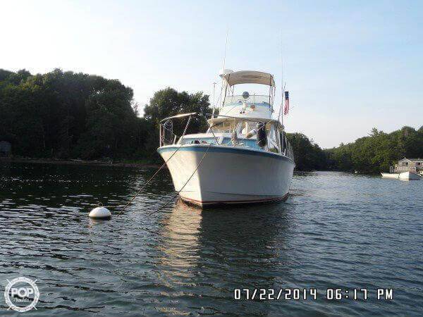 1971 Hatteras 31 Flybridge Cruiser Power Boats, Sportfish/Convertible ...